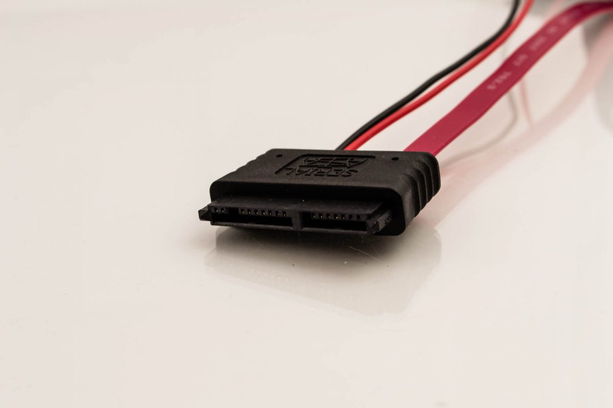 Pactech SATA2 Mini Latched Serial ATA to Micro SATA with Power Cable ...